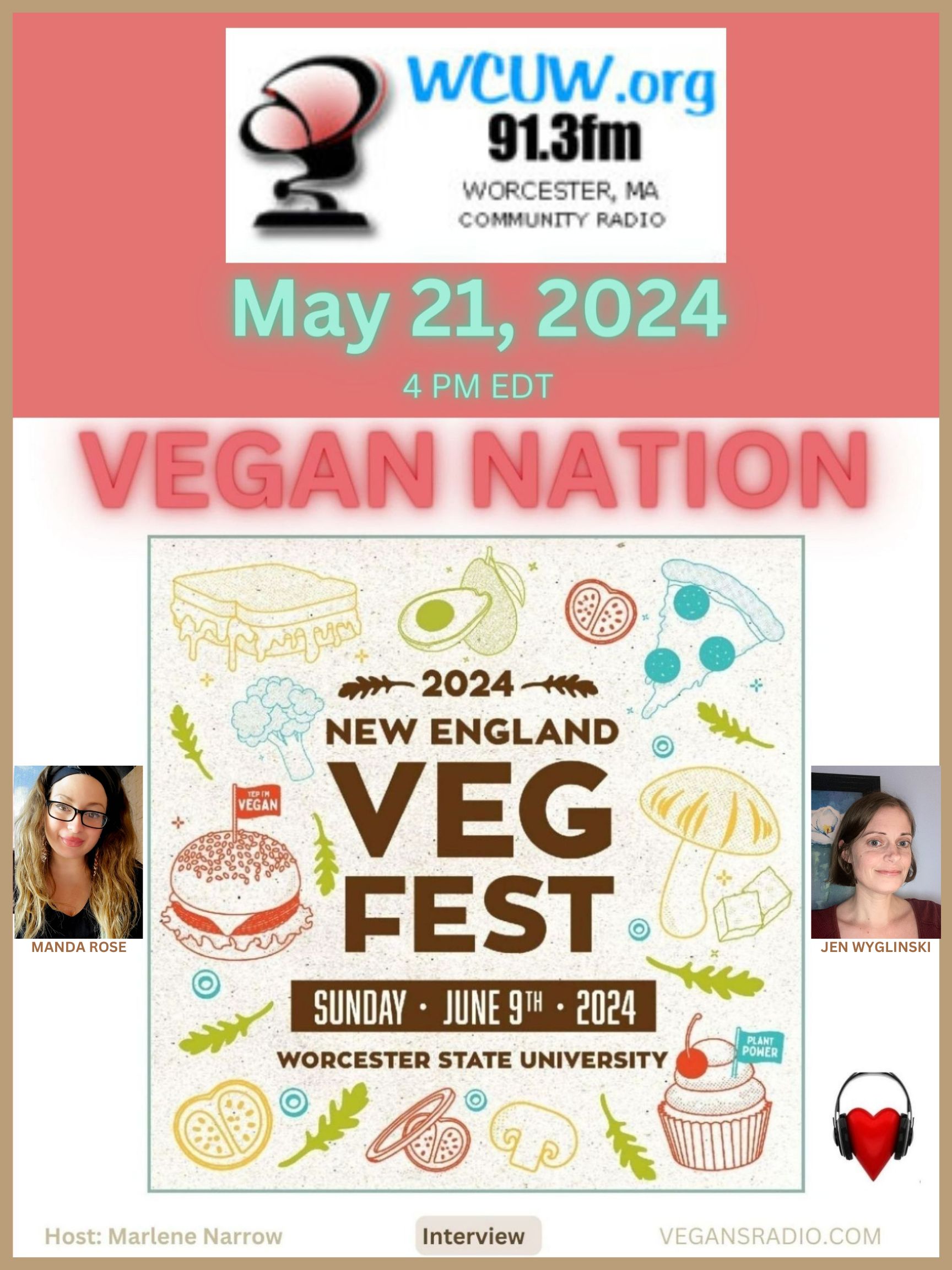 New England VegFest. Manda Rose. Jen Wyglinski – May 21, 2024 | Vegan ...